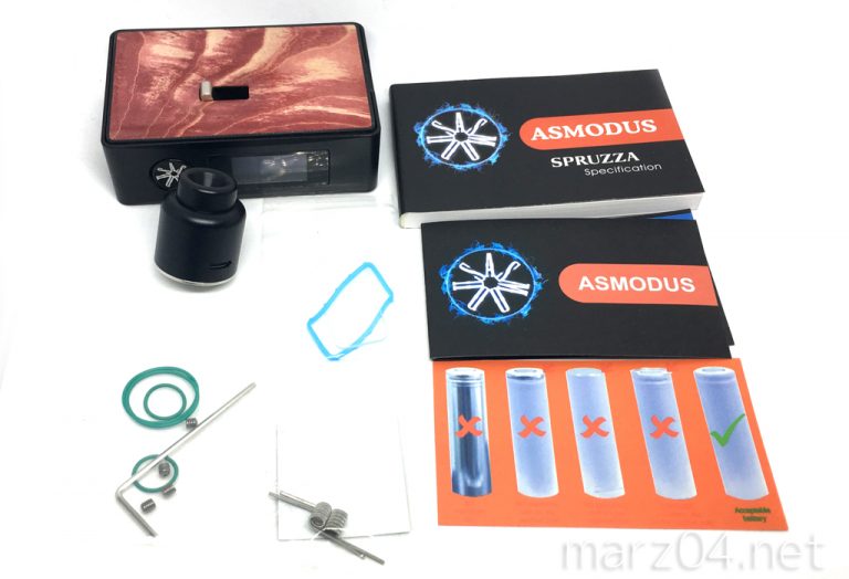 asMODus Spruzza 80W Squonk Kit購入｜使いづらい！けどカッチョいいスタビパネルスコンカー | marz04.net