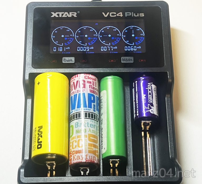 XTAR VC4 Plus レビュー｜定番バッテリー充電器の最新バージョン | marz04.net