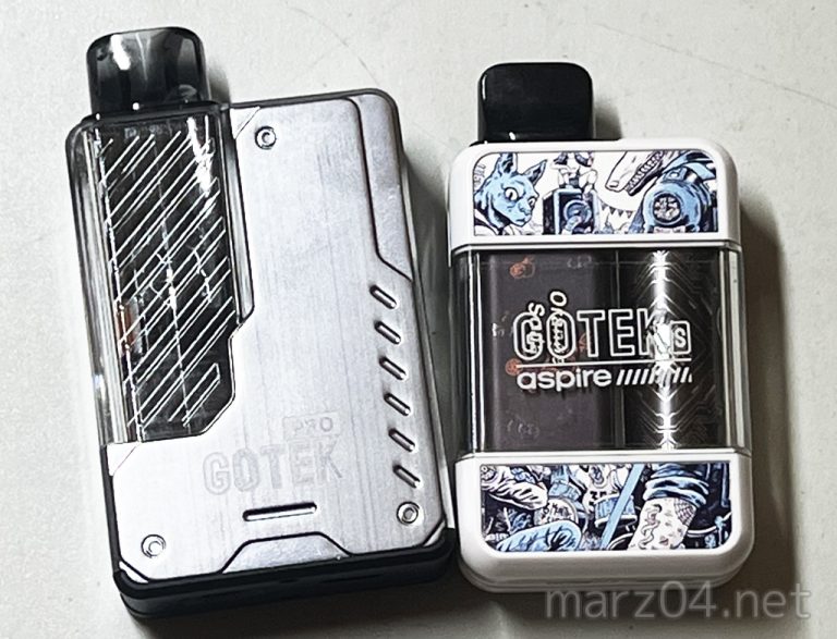 Aspire Gotek Pro レビュー｜質感とバッテリー容量が大幅にアップ | marz04.net