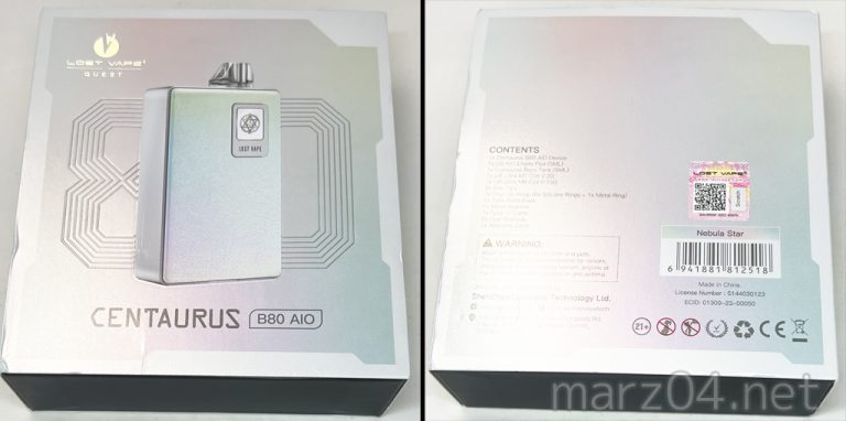 Lost Vape – Centaurus B80 AIO & Centaurus Boro Tank レビュー｜18650交換式&RBA標準 ...