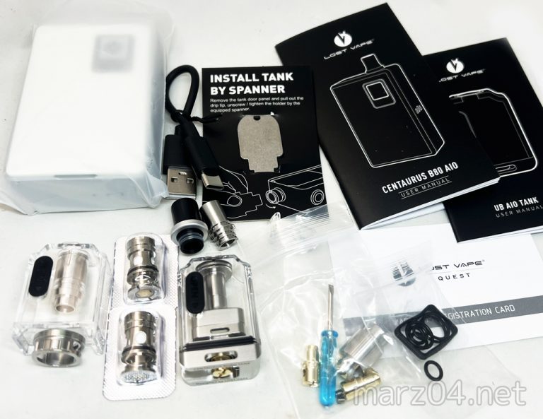 Lost Vape – Centaurus B80 AIO & Centaurus Boro Tank レビュー｜18650交換式&RBA標準 ...