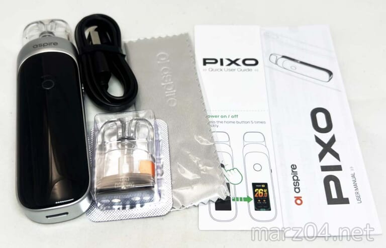 Aspire PIXO Pod レビュー｜大画面タッチパネル搭載の次世代Pod | marz04.net